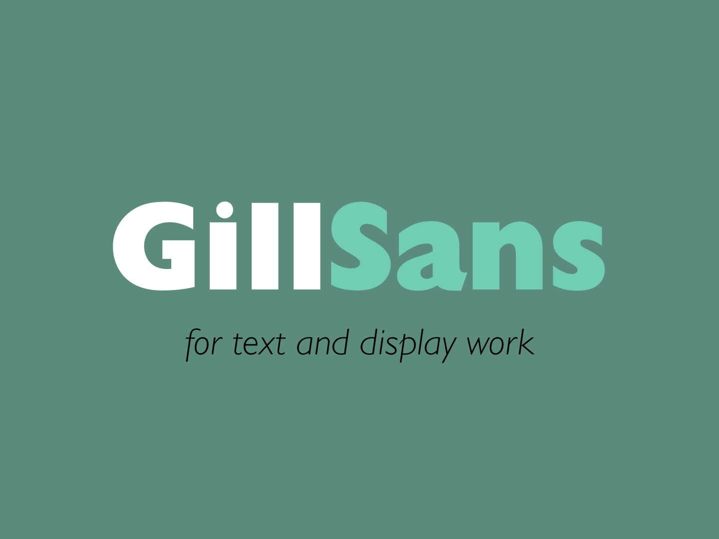 Gill Sans pro字体 – Goleobobo
