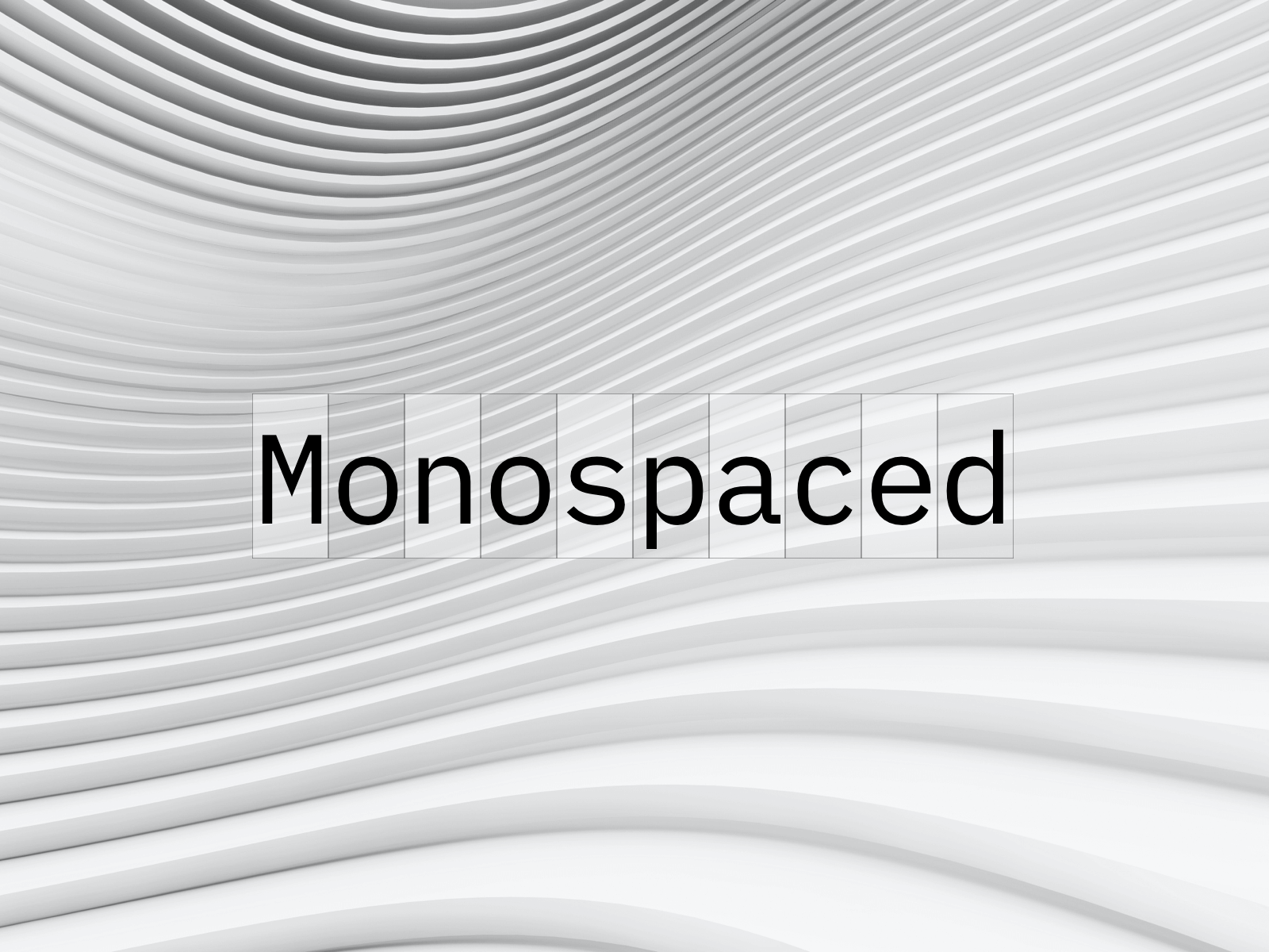 Monospaced – Goleobobo