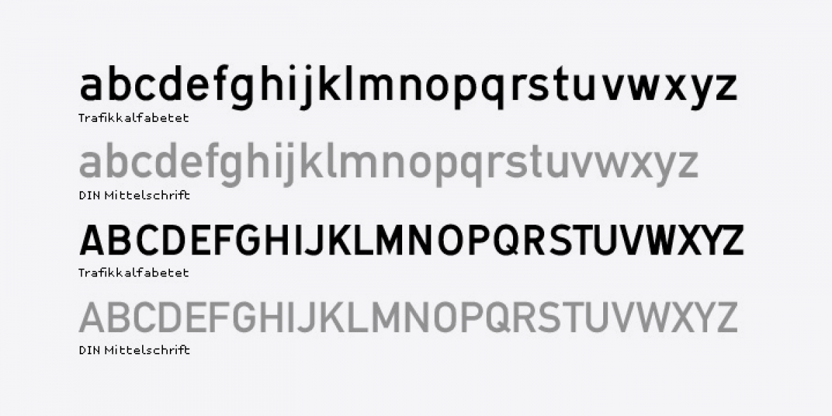 西文公路导视字体（二） – Goleobobo